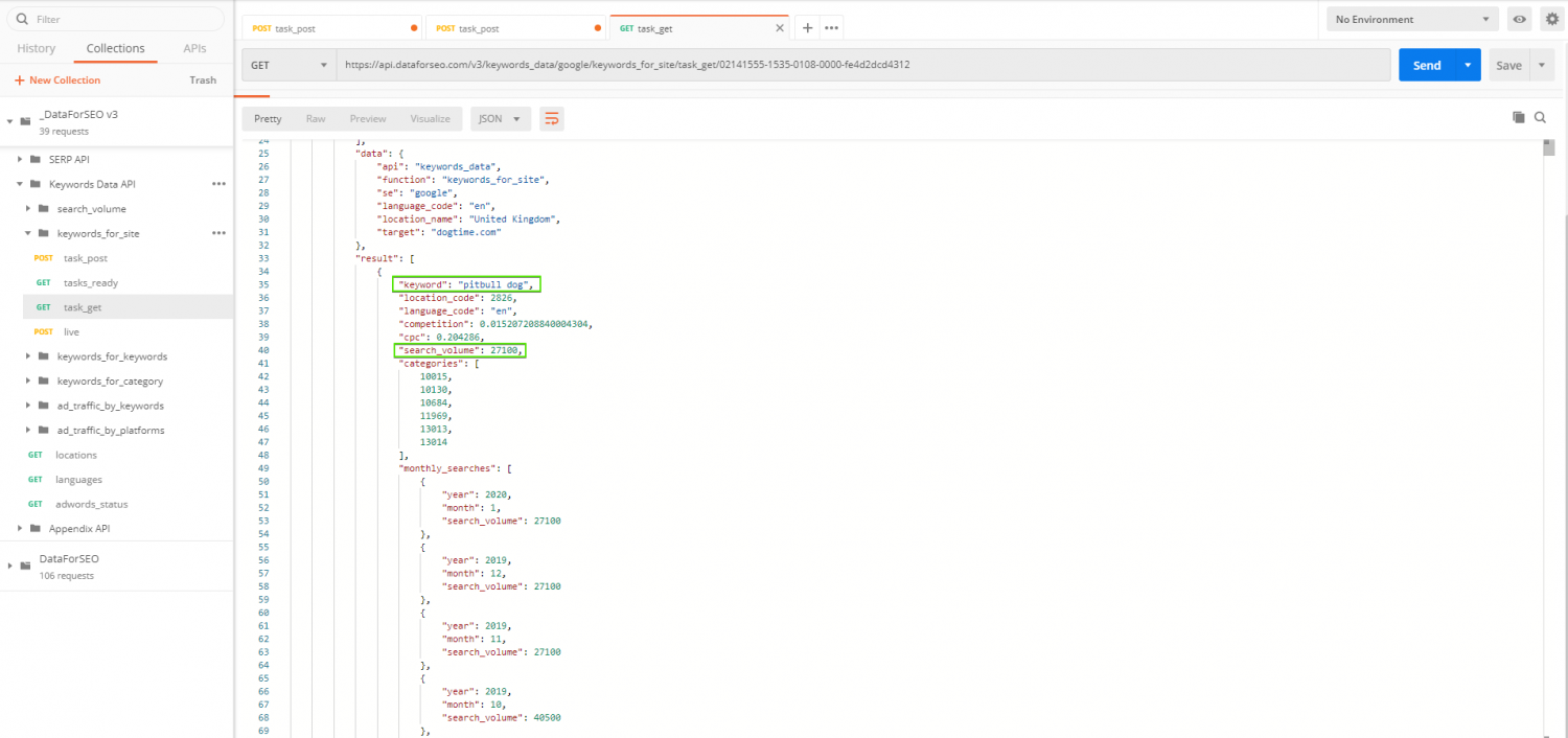 Introduction to APIs for SEO software – DataForSEO