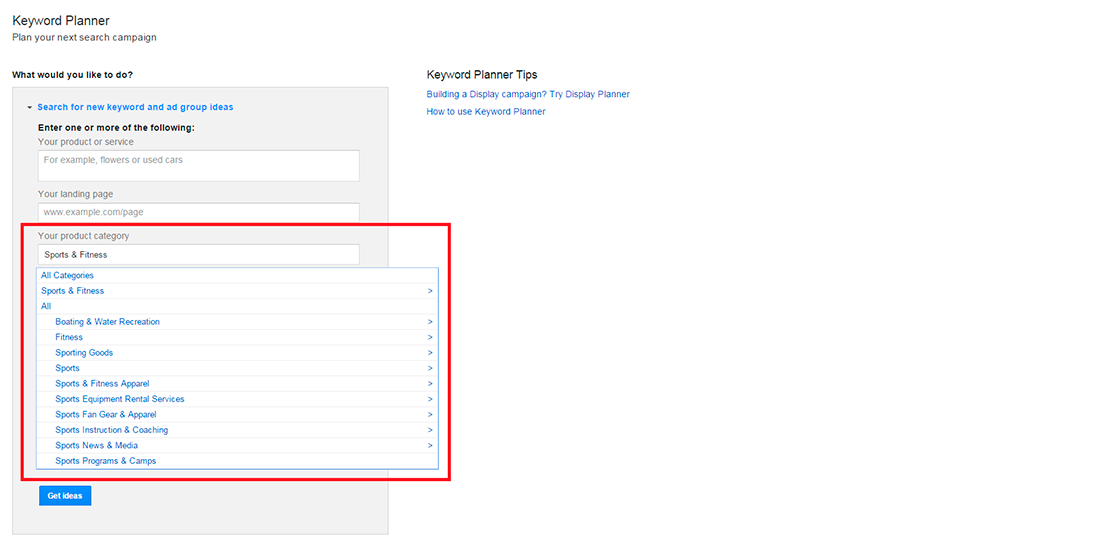 Google Adwords keyword research tool and planner API ⓴⓴. Keywords ...