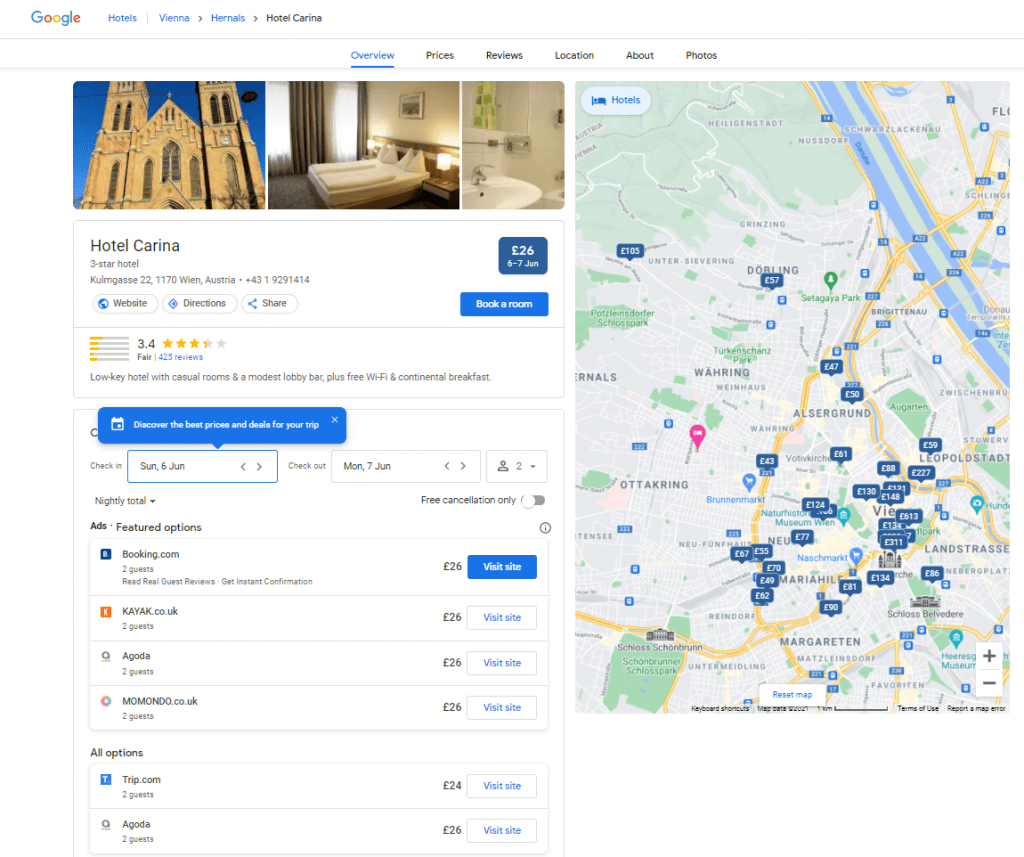 Get Hotel Rate & Pricing Data from Google with API by DataForSEO – DataForSEO