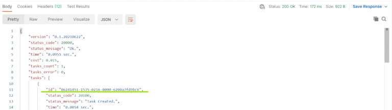 What’s task ID in DataForSEO API and where can I find it?