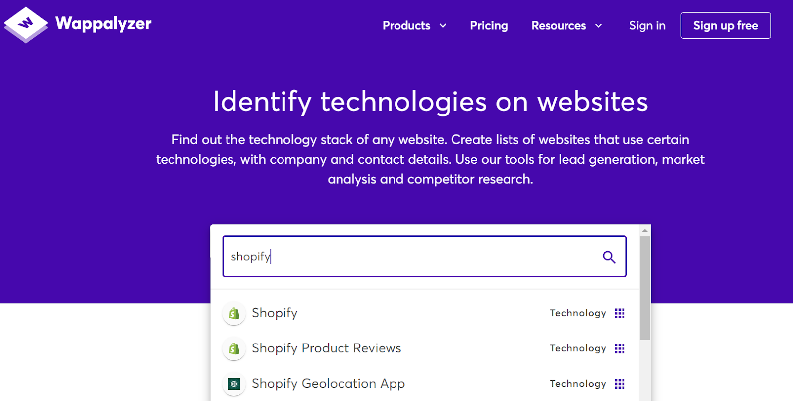 Uncover Website Technologies With Domain Analytics API