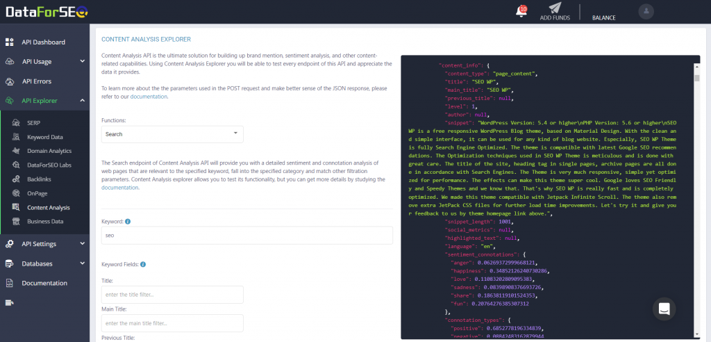 Developing a Reputation Management Software with API