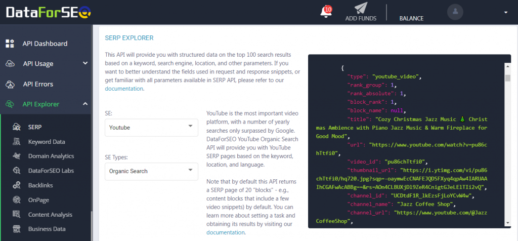 YouTube Joins the SERP API Suite! – DataForSEO