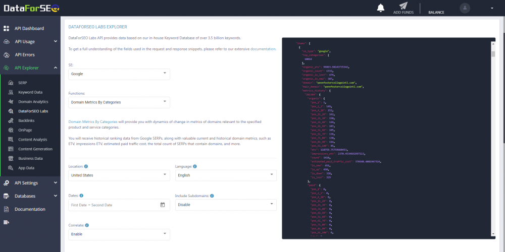 Top 1000 Websites By Ranking Keywords – DataForSEO
