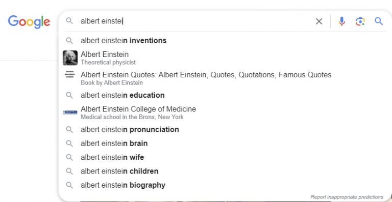 Image Thumbnails in Autocomplete SERP API – DataForSEO