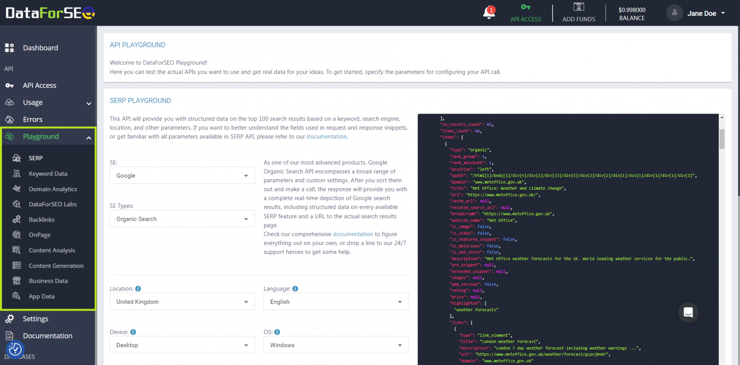 Introducing the New DataForSEO Dashboard! – DataForSEO